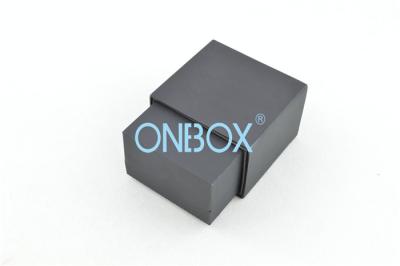 China Ring And Earrings Luxury Black Touch Paper Jewellery Gift Boxes Double Insert Pads for sale