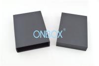 China High End Gift Cardboard Jewelry Boxes Double Insert Pads For Necklace for sale