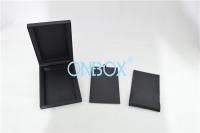 China High End Gift Cardboard Jewelry Boxes Double Insert Pads For Necklace for sale