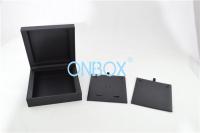 China Personalized Cardboard Jewelry Boxes Display With Two Insert Pads for sale