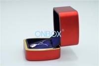 China Luxury Rubber Painting LED Jewellery Display Box 65x65x55mm for Necklace Shops for sale