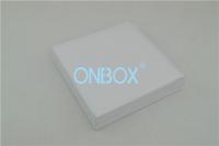 China Custom White Leatherette Jewelry Packaging Box 189x191x36mm for Necklace for sale