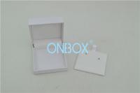 China Plastic Core Luxury Jewelry Packaging Boxes With White PU Leather Top Design for sale