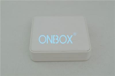 China Custom Painted PU Leather Necklace Jewelry Box 155x140x38mm for Gift Packaging for sale