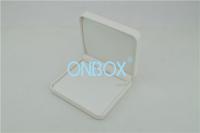 China Custom Painted PU Leather Necklace Jewelry Box 155x140x38mm for Gift Packaging for sale