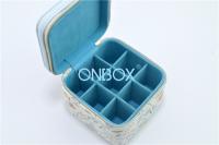 China Oil Bottle / Lipstick Luxury Plastic Zipper Box With Insert Slotted Partition for sale
