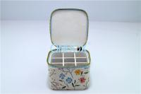 China Flower Printing Gift Boxes Leather External For Oil Bottles / Pefume for sale