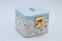 China Printing Leather W / Elegant Luxury Packaging Boxes Metal Lock For Bottles for sale