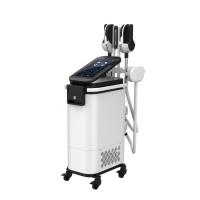 China Salon Use Vertical EMS Sculpting Machine 4 Handle Slimming Body Shaping for sale