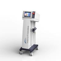 China Vertical 2 Handles Microneedling RF Machine For Skin Tightening Anti Aging Scar Removal for sale