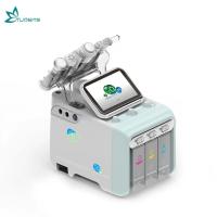 China Oxygen Microderm Hydro H2O2 Hydra Dermabrasion Machine With 6 Handles for sale