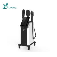 China Fat Loss EMS Sculpting Machine Vertical 4 Handle RF Body Contouring for sale