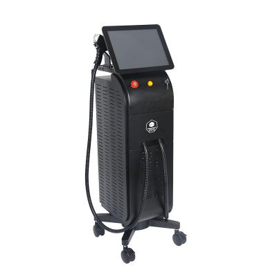 China Triple Wavelength Diode Laser Hair Removal Machine Double Handle for sale
