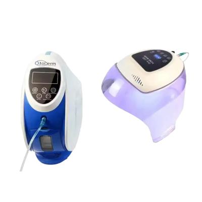 China O2 To Derm Facial Hydra Dermabrasion Machine O2 Derm Jet Face Therapy Mask Dome for sale