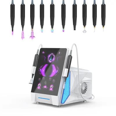 China No Need Gas 2 Handles Hot Cold Plasma Facial Machine For Facial And Hair Care for sale