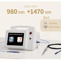 China Fat Lipolysis Laser Machine Face Lifting Liposuction 1470nm 980nm Diode Laser Gynecology for sale