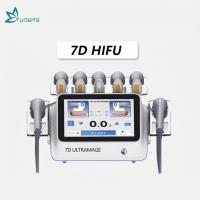 China Dual Handles 7D HIFU Equipment Face Lifting Body Contouring Machine for sale