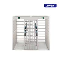 China Eagle Eye Double Full Height Turnstile Gate , 304D Stainless Steel Rotating Turnstile for sale