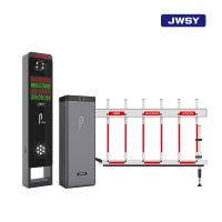 China Gray Robot Series Fence Barrier Gate 120W With Warrior Series LED LPR Machine for sale