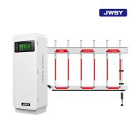 China Weishi Series Fence Boom Barrier Gate 200W Pearl White Parking Lot Barrier Gate JWS-D07 for sale