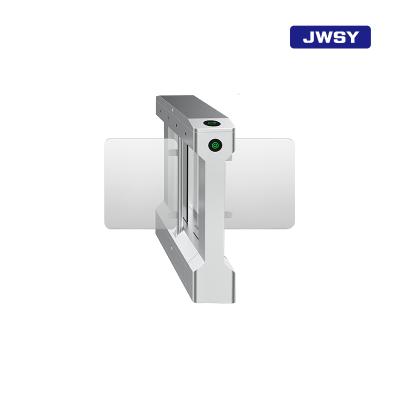 China Stainless Steel Swing Gate Turnstiles Dual Core Acrylic Turnstile Security Systems Swing Gates for sale