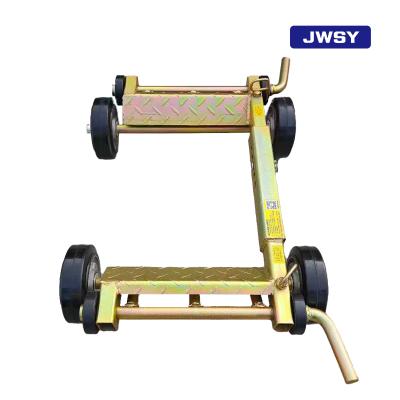 China Parking Lots Lever Shifter Car Mover Lightweight With 150 Aluminum Core Wheel for sale