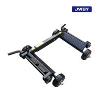 China Black Lever Directed Car Mover Square Tube With 150 Aluminum Core Wheels for sale