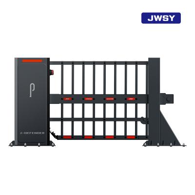 China J-KZ501 Anti-Collision Heavy-Duty Barrier Gate with 200W DC Brushless Motor and 6m Clear Span for High-Security Traffic Control for sale