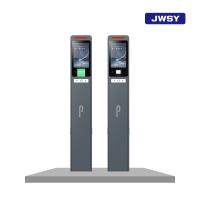 China JWS-T06 Mini Smart Self-Service Lane Terminal with 12.1-inch LCD Display, Linux OS, and Video Intercom for Parking Access Control for sale