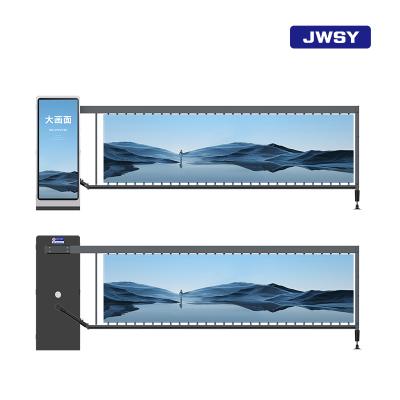 China J-GZ101 Advertising Barrier Gate with LED Night Mode Large-Screen Display and 200W Motor for Secure Access Control for sale