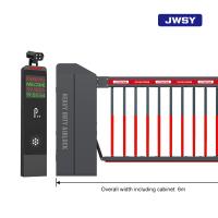 China J-KZ301 Warrior Heavy-Duty Retractable Barrier Gate with 1.5mm Thick Cabinet, 6m Max Width, and 4~8s Adjustable Speed for sale