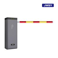 China JWSY J-DZ101 Robot Series DC24V Parking Barrier Gate with 6m Straight Boom and 3 Million Service Life for sale