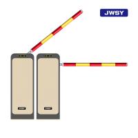 China JWS-D06 Spaceman Series Barrier Gate with Champagne Gold Cabinet and Luminous Foam Arm for DC24V Power Supply for sale