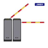 China JWS-D06 Spaceman Series Barrier Gate with Sand Texture Gray Cabinet and Luminous Foam Arm Powered by 200W DC24V Motor for sale