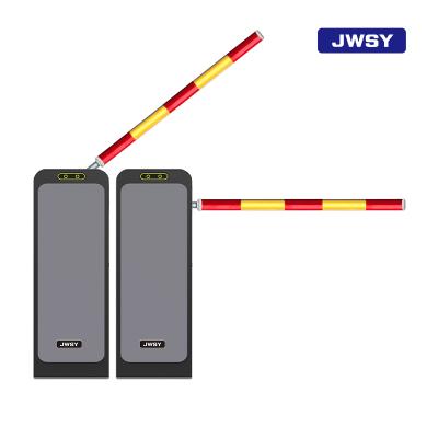 China JWS-D06 Spaceman Series Barrier Gate with Sand Texture Gray Cabinet and Luminous Foam Arm Powered by 200W DC24V Motor for sale
