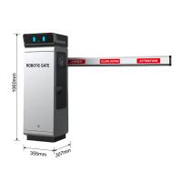China Automatic Boom Barrier Gate with 8 Million Operating Cycles DC24V Low Voltage Drive and IP54 Weatherproof Housing for Parking Access Control for sale
