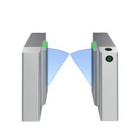 China Eagle Eye Series 0.3s Fast Opening High Speed Flap Barrier Gate with 304 Stainless Steel and Multi-beam Infrared Anti-pinch System for sale