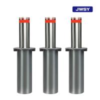 China IP68 800mm Rising 304 Stainless Steel Hydraulic Automatic Bollard for High-Security Vehicle Access Control for sale