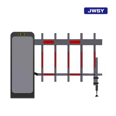 China Silver Champagne Gold Barrier Gate with 2.0mm Steel Body and 8 Million Cycles Boom Barrier for Luxury Residential for sale