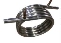 China Customized Coaxial Coil Heat Exchanger With Titanium Twisted Smooth Tube for sale
