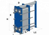 China Blue Color Air Conditioner Heat Exchanger , Gasketed Plate Heat Exchanger OEM ODM Available for sale