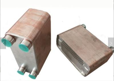 China Stainless steel Brazed plate heat exchanger Working temperature range  -196°C~+200°C for sale