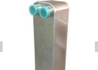 China Stainless steel Brazed plate heat exchanger Working temperature range  -196°C~+200°C for sale