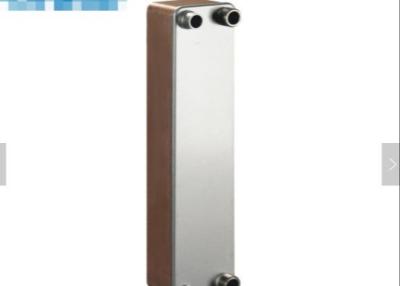China Brazed plate heat exchanger medium is gas,air,water,oil for condenser evaporator for sale