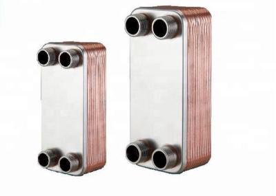 China High Flow Rate Brazed Heat Exchanger Carton Steel Or Stainless Steel Frame for sale