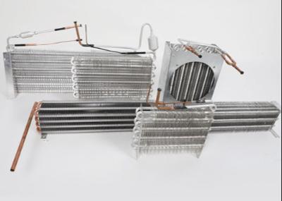 China High Effciency Air Conditioner Heat Exchanger Aluminium Tube And Fin Strong Structure for sale