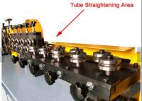 China Bundy Tube Straightening Cutting Machine , Copper Aluminum Bundy Tube Straightener Cutter for sale