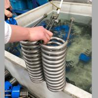 China Air Cooler Condenser 50 M3 / H Titanium Coil For Aquarium for sale