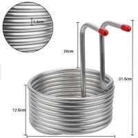 China Saltwater SS316 Spiral Heat Exchanger Tube for sale
