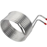 China Heat Transfer Tube Double Coil 400Kw Air Conditioner Heat Exchanger for sale